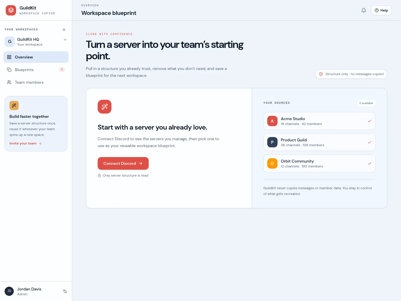 Discord Server Cloner
