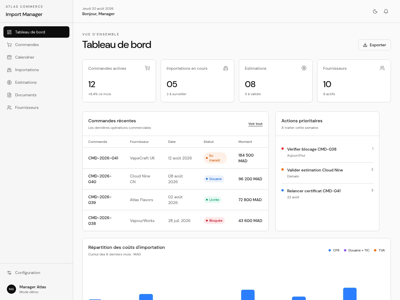 Monochrome Import Manager