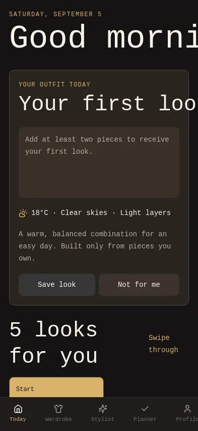 StyleMind AI Wardrobe