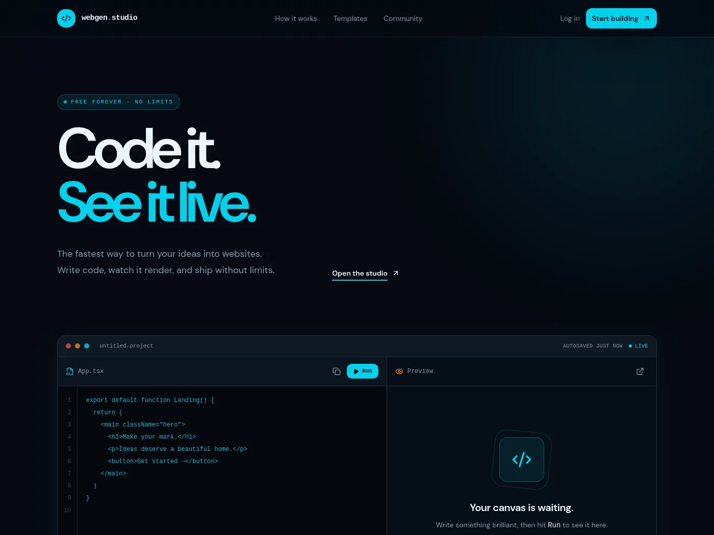 WebGen Studio