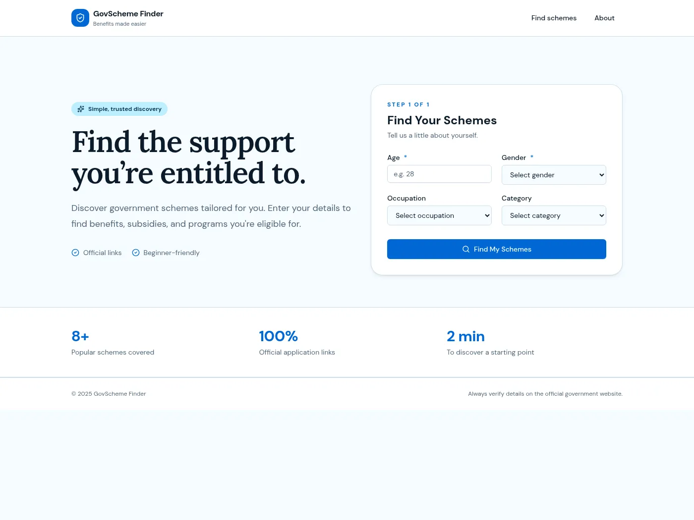 GovScheme Finder