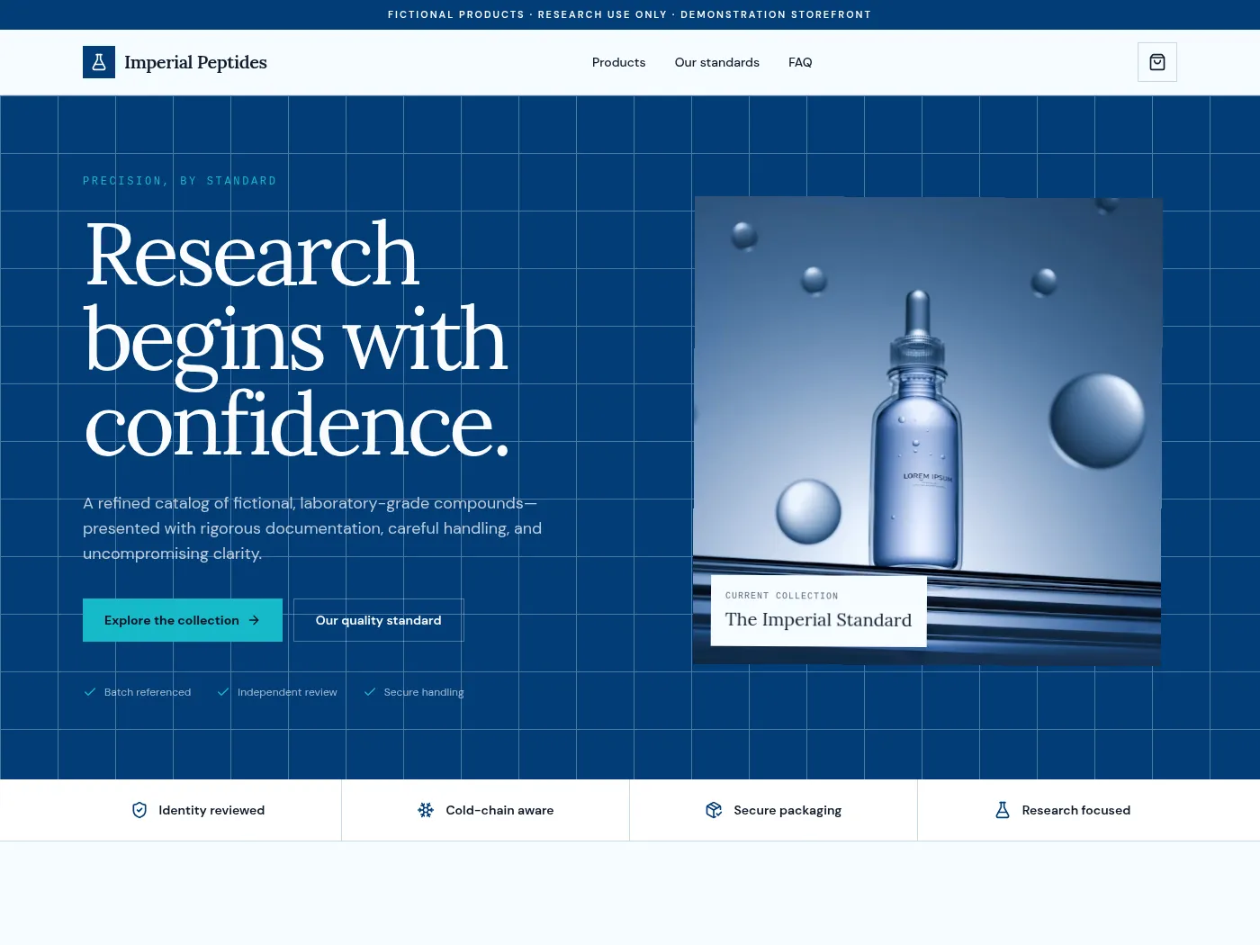 Imperial Peptides Storefront