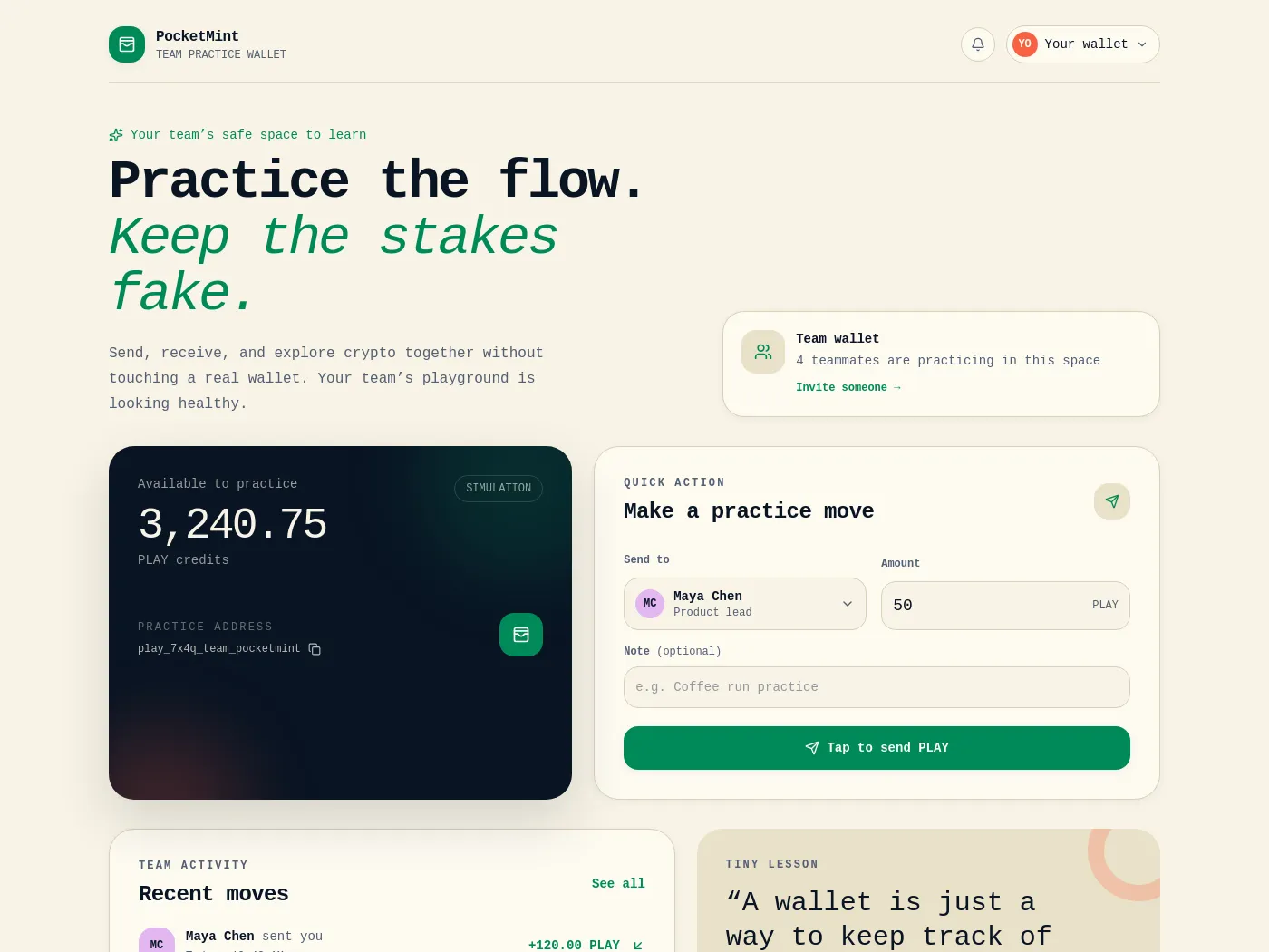 Crypto Play Wallet