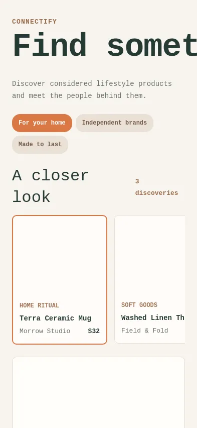 Connectify Shop App