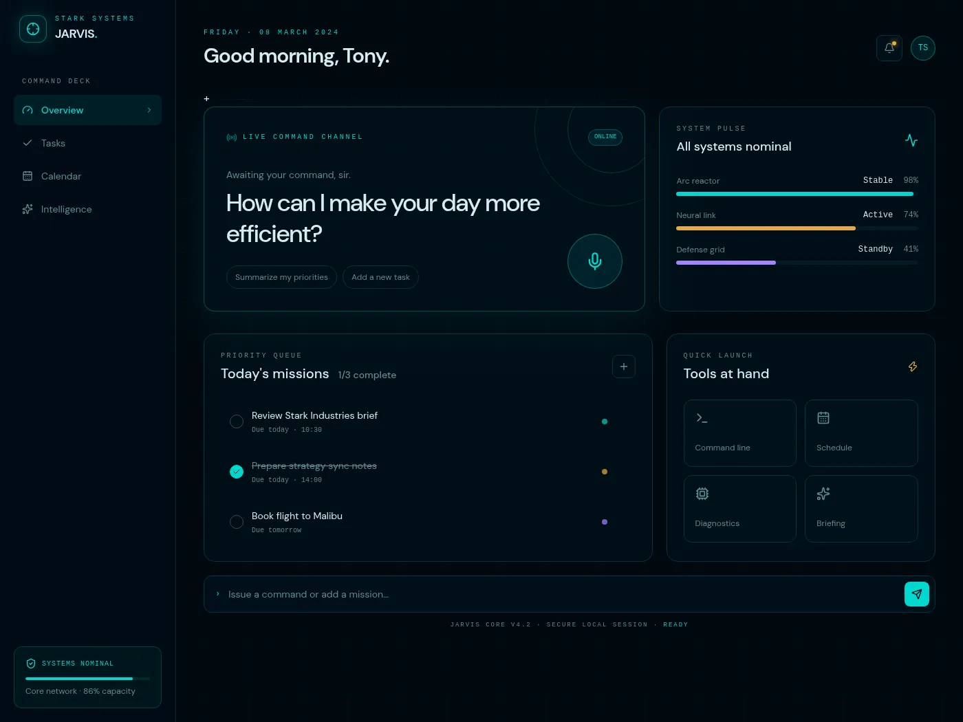 Jarvis AI Companion