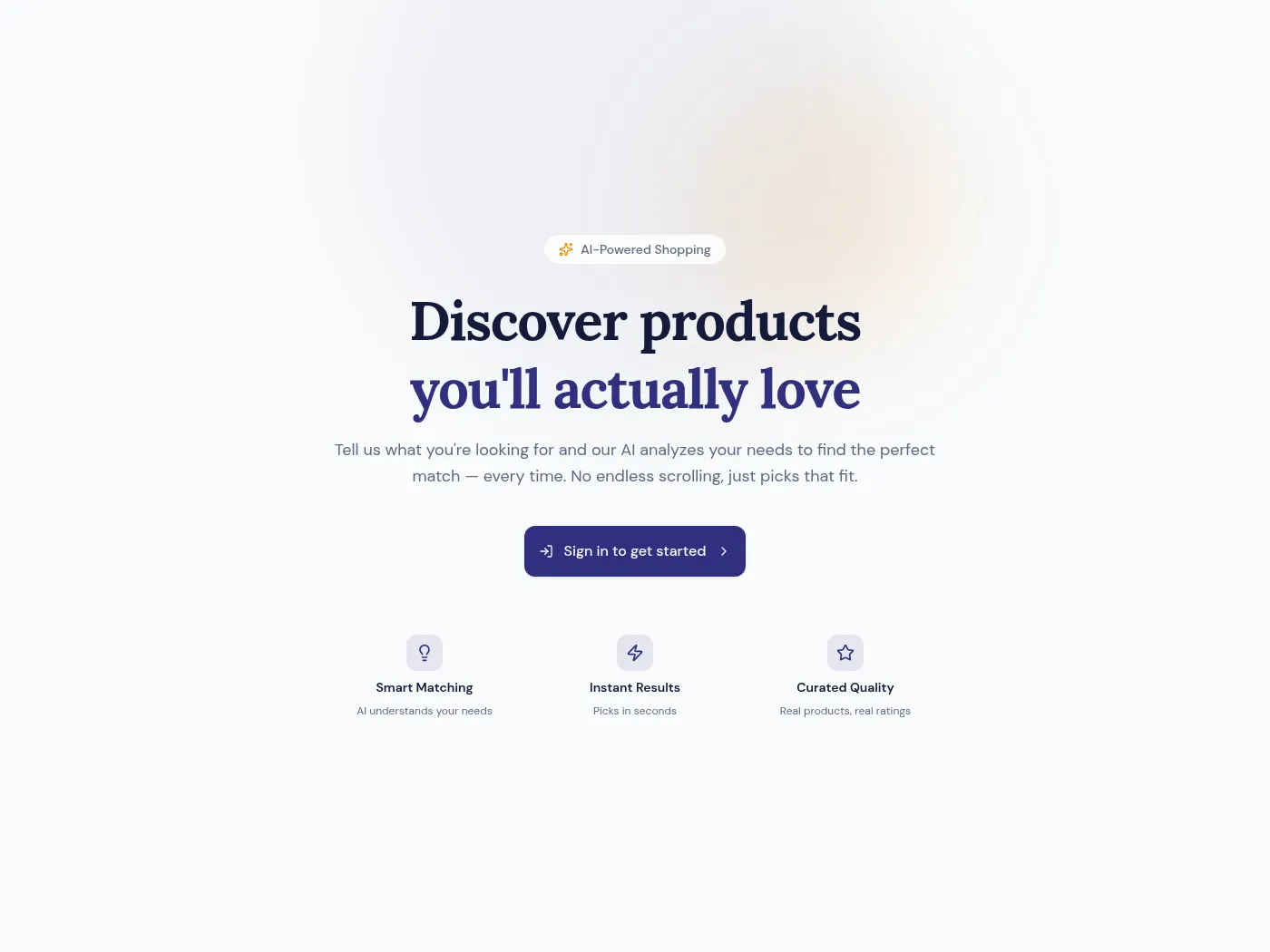 AI Product Recommender