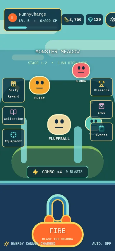 FunnyCharge: Monster Blasters