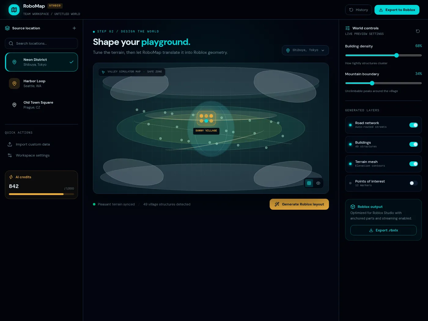 RoboMap Designer