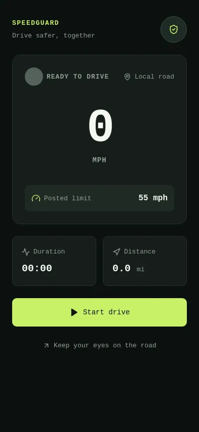 SpeedGuard Mobile
