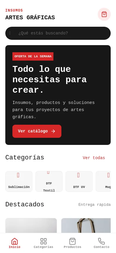 Insumos App Graphics Pro