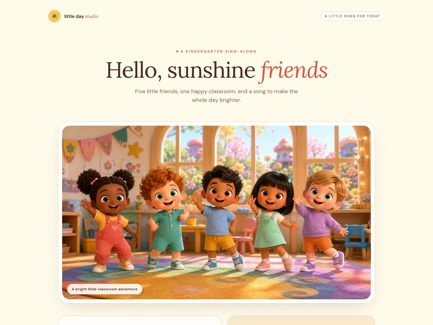 Nursery Rhyme 3D Video