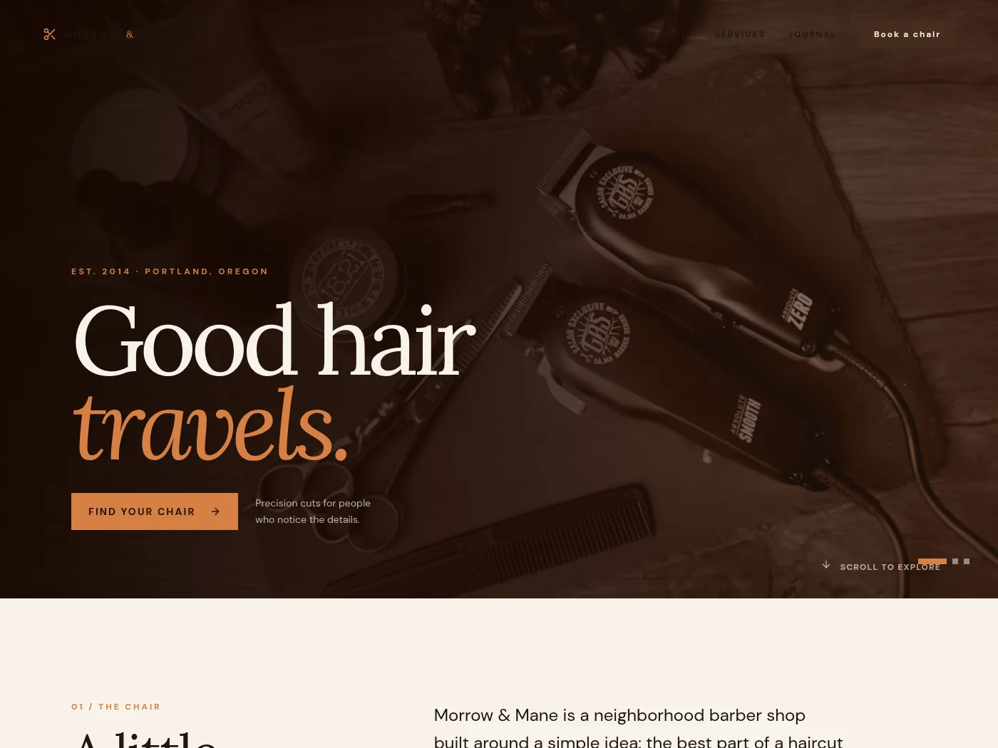 Barber Shop Web Hub