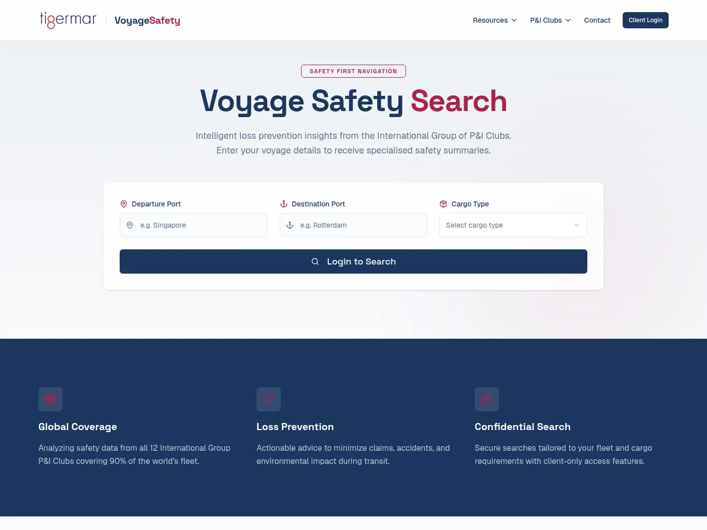 Voyage Safety Search