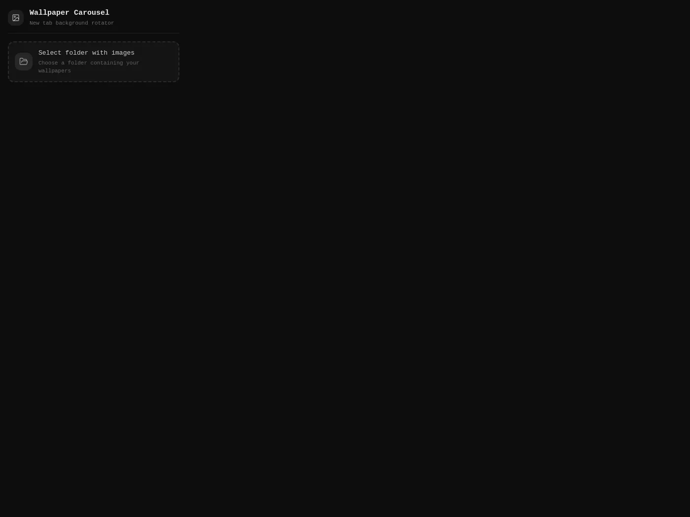 Dynamic Tab Wallpaper Carousel