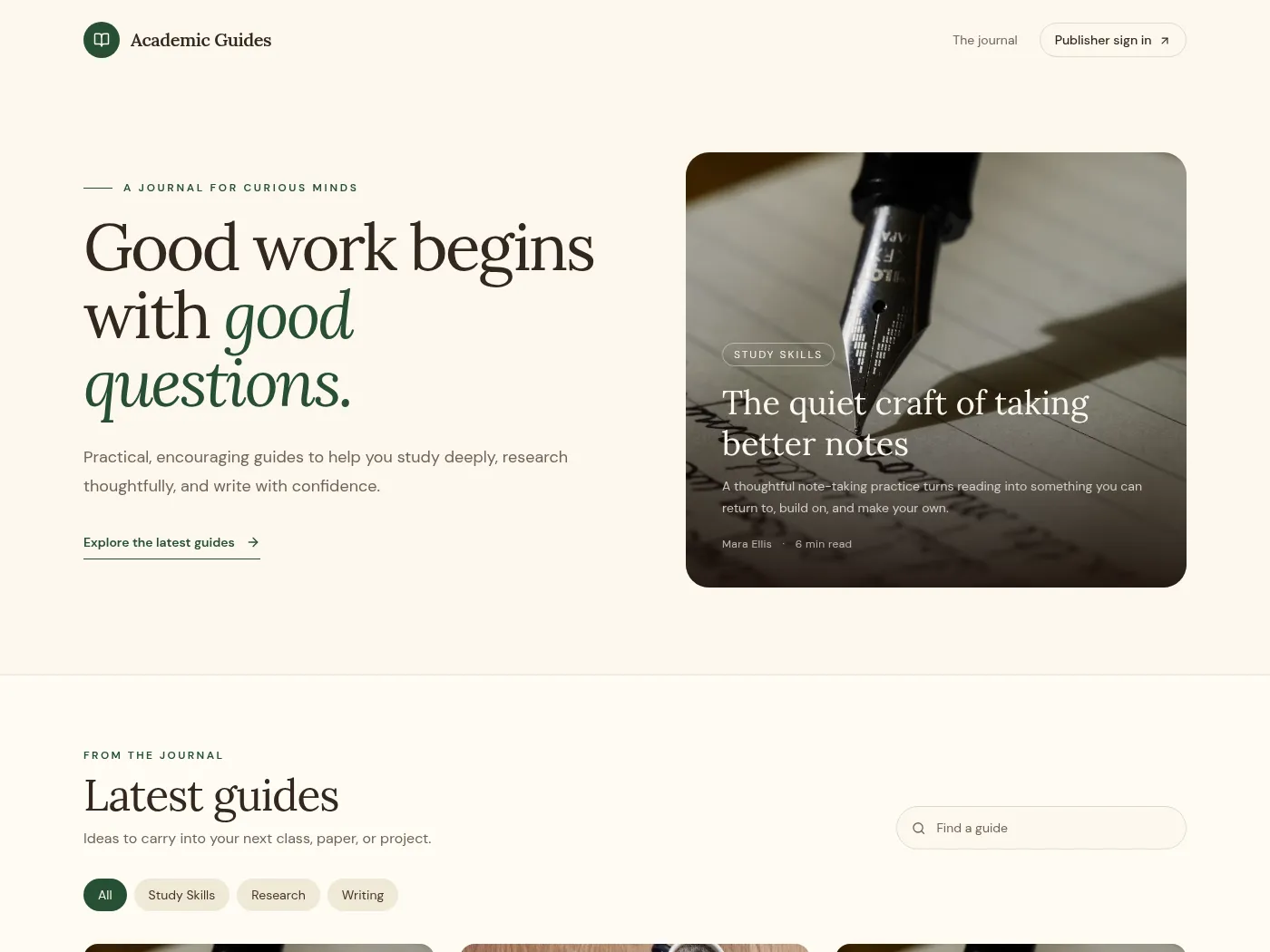 Academic Guides Blog
