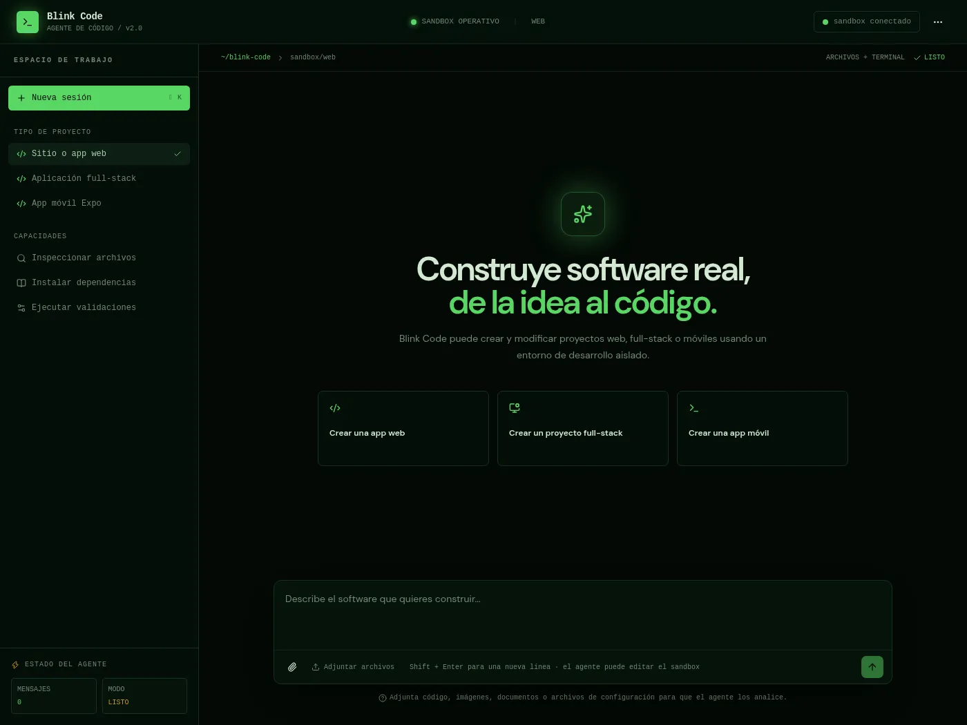 Blink Code Terminal AI