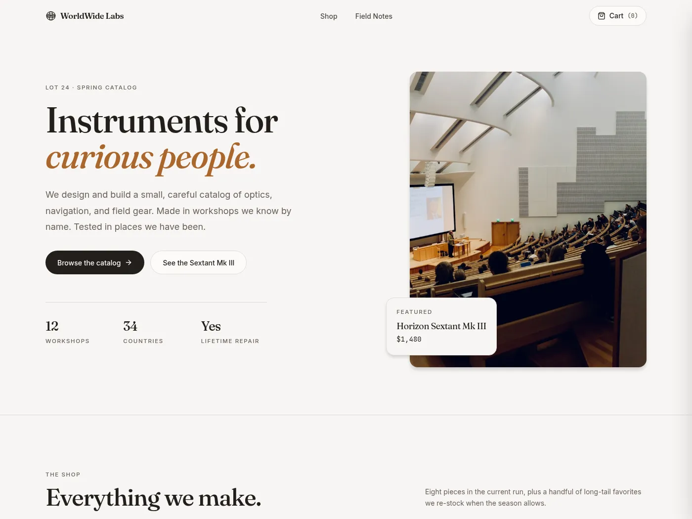 WorldWide Labs Shop