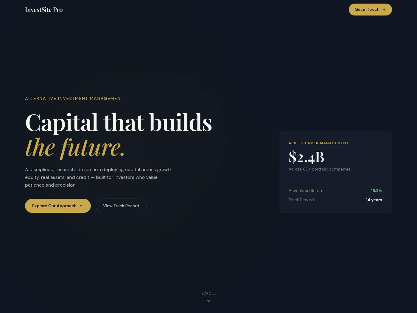 InvestSite Pro