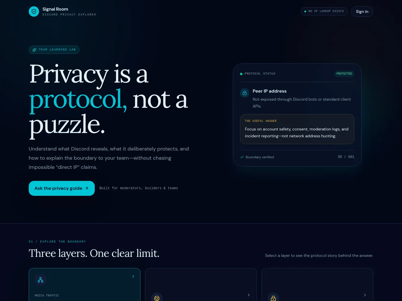 Discord Privacy Explorer