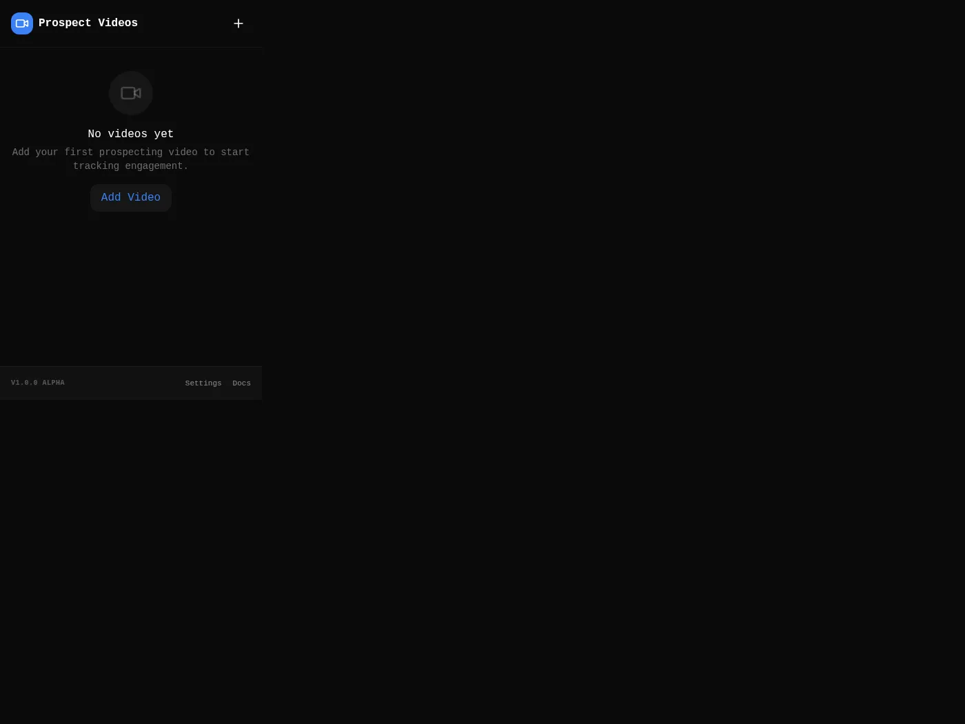 Prospect Video Dashboard