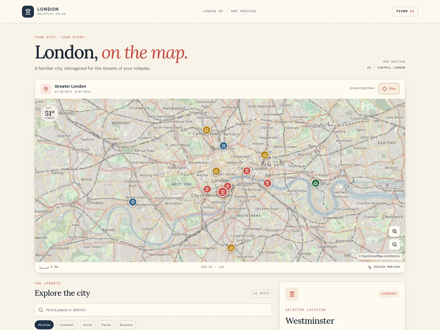 London FiveM Mini Map