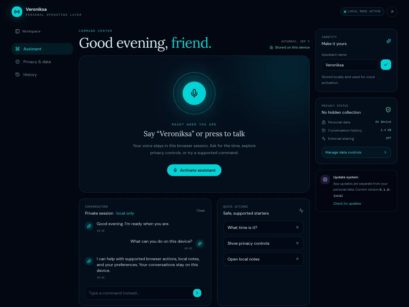 Veroniksa AI Assistant