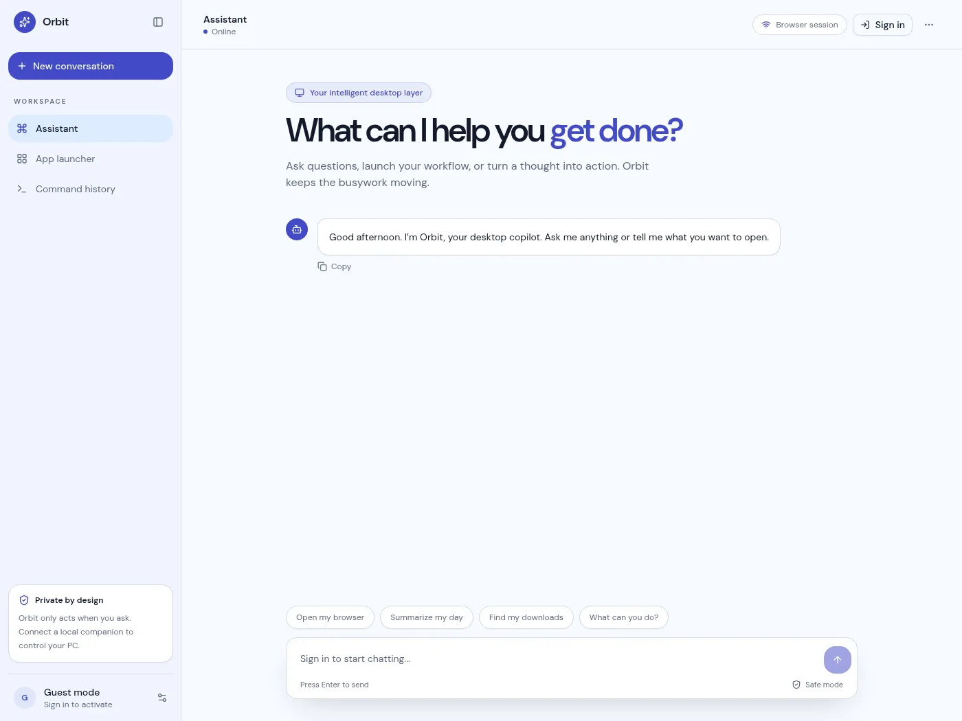 AI Desktop Assistant
