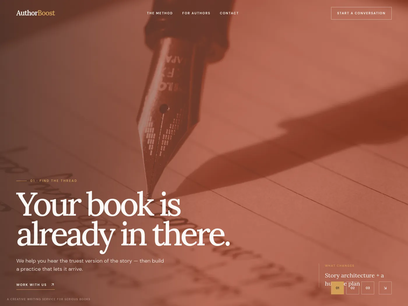AuthorBoost Website