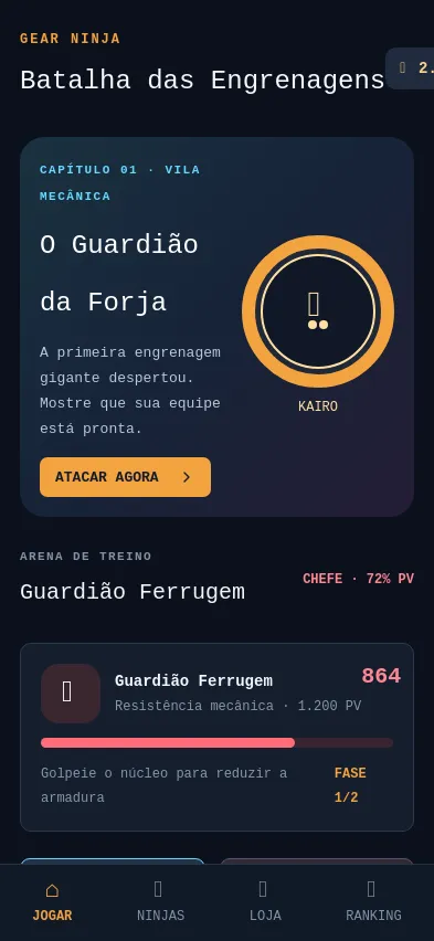 Gear Ninja: Battle Das Engrenagens