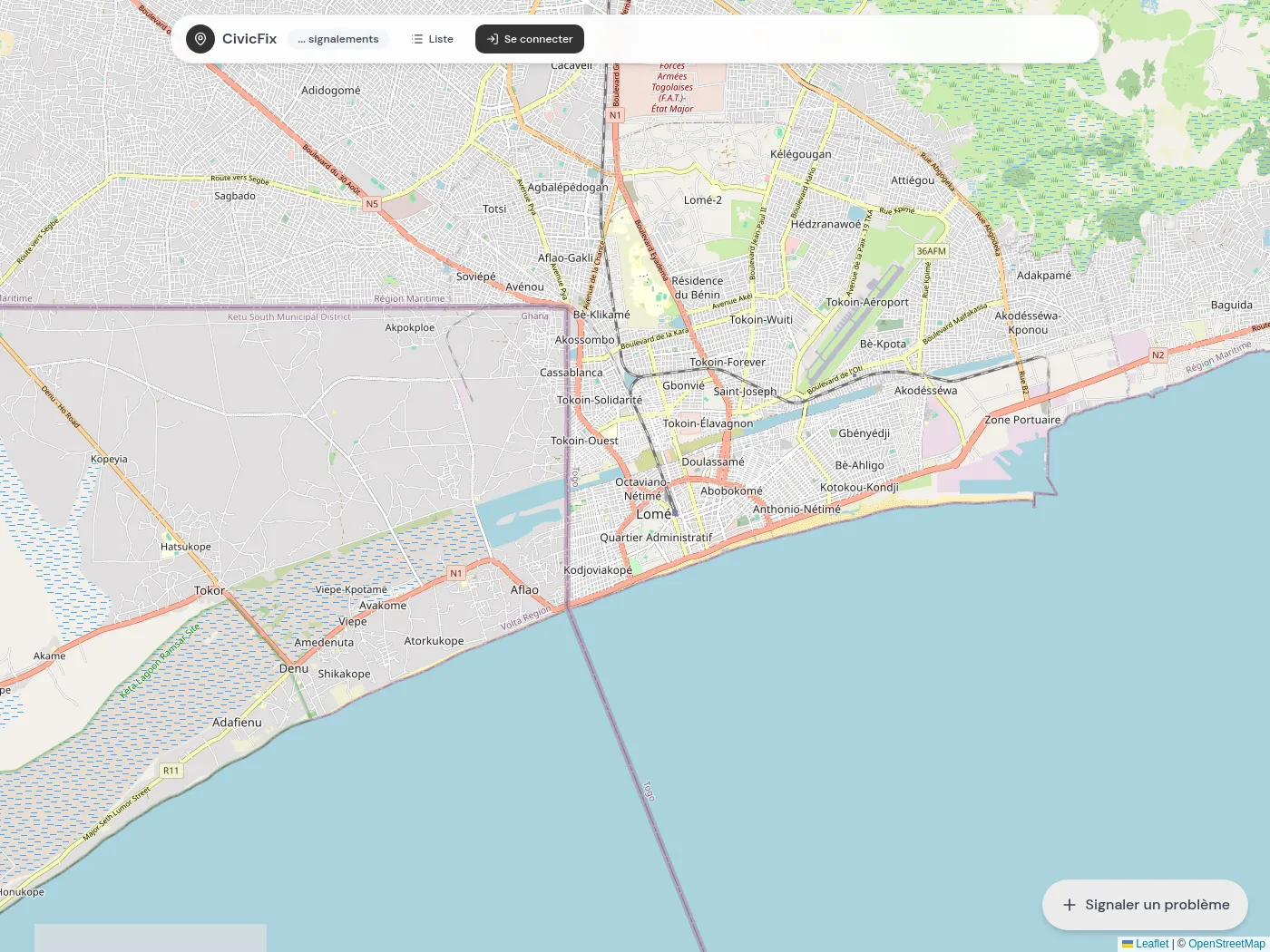 CivicFix Map Reporter