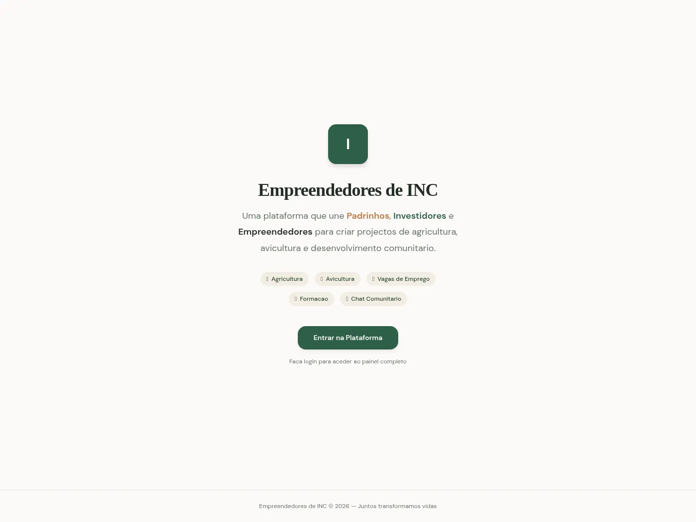Empreendedores de INC