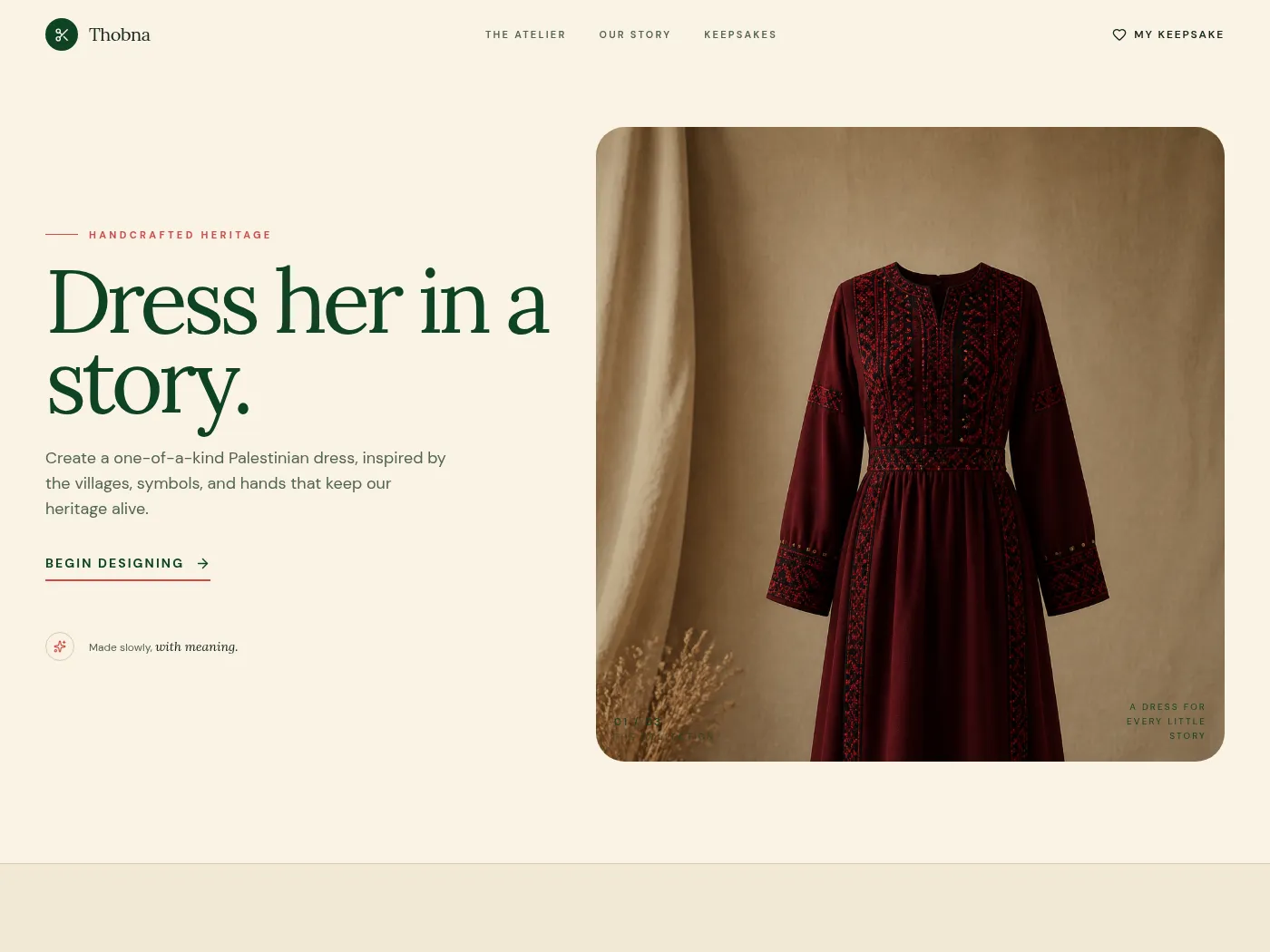 Palestinian Dress Maker