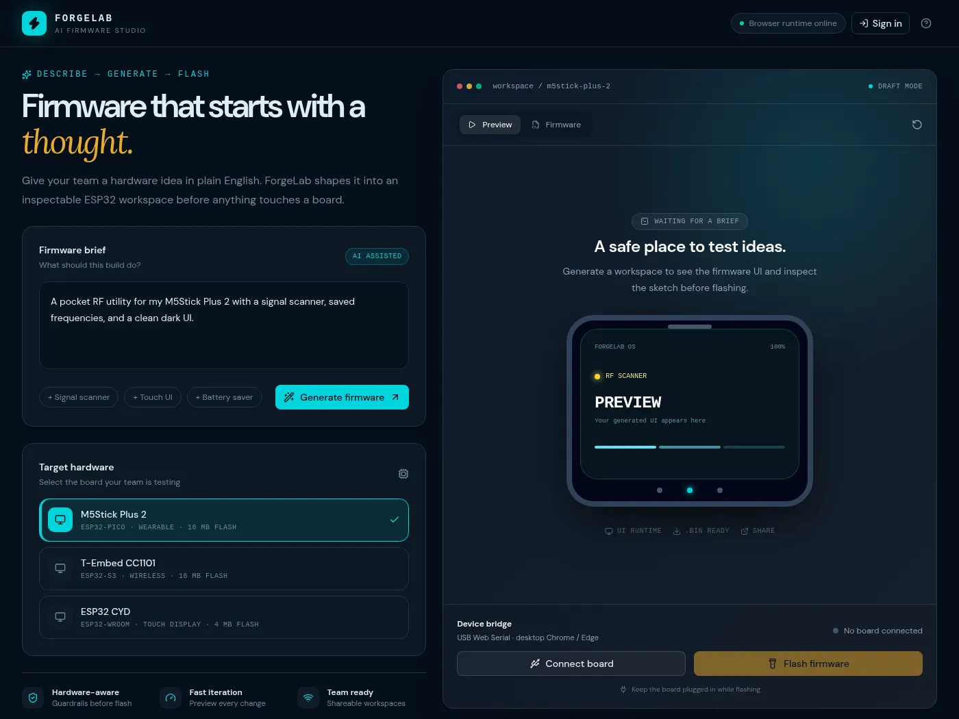 AI Web Flasher