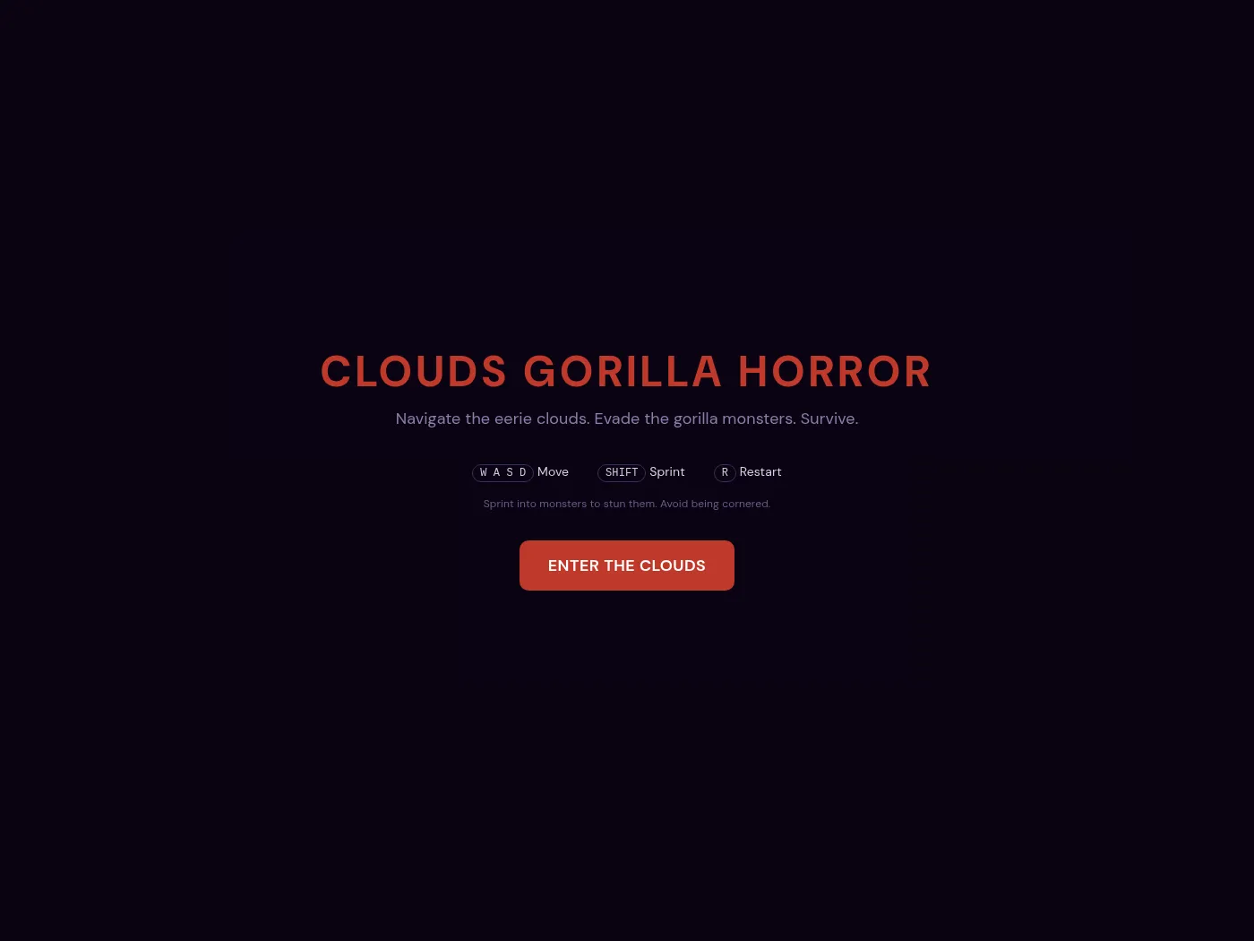 Clouds Gorilla Horror