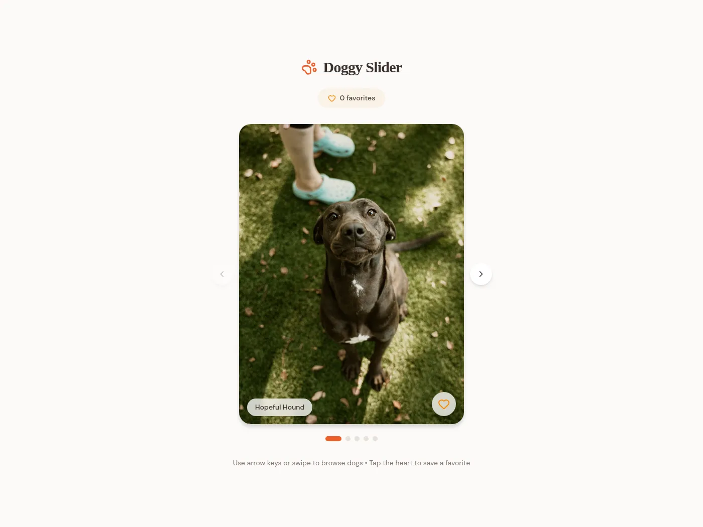 Doggy Slider