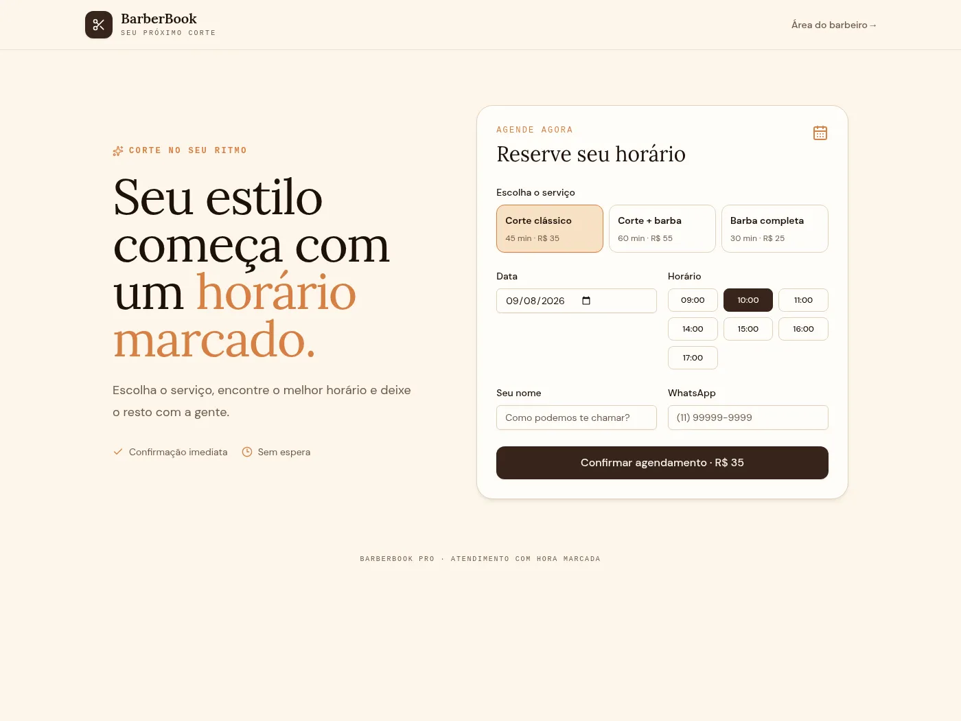 BarberBook Pro