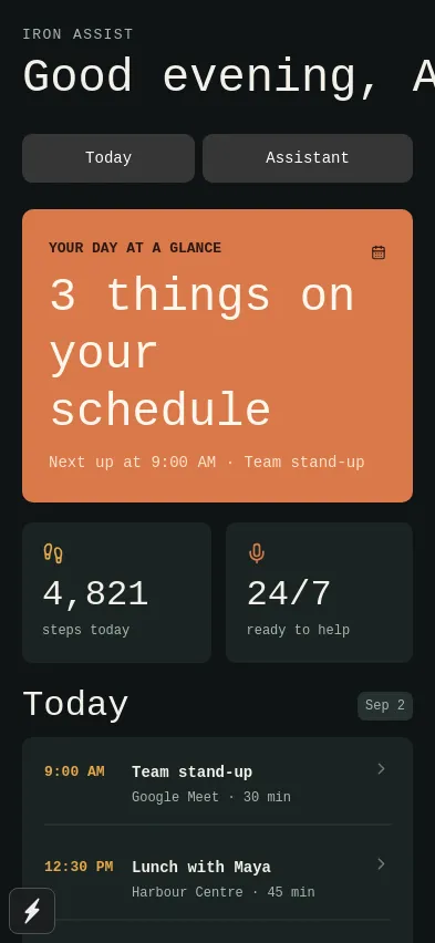 Iron Assist Mobile