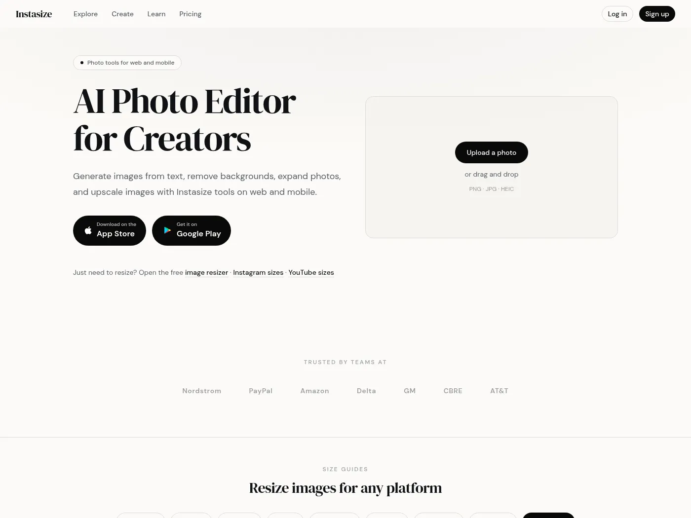 Instasize Redesign Pro