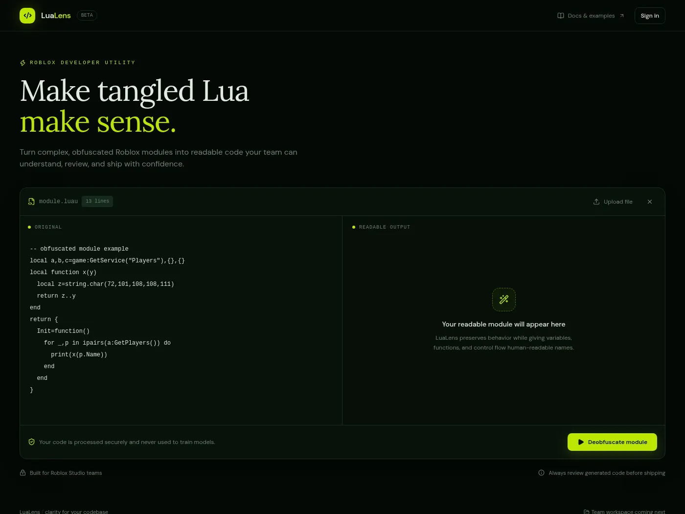 Lua Script Deobfuscator
