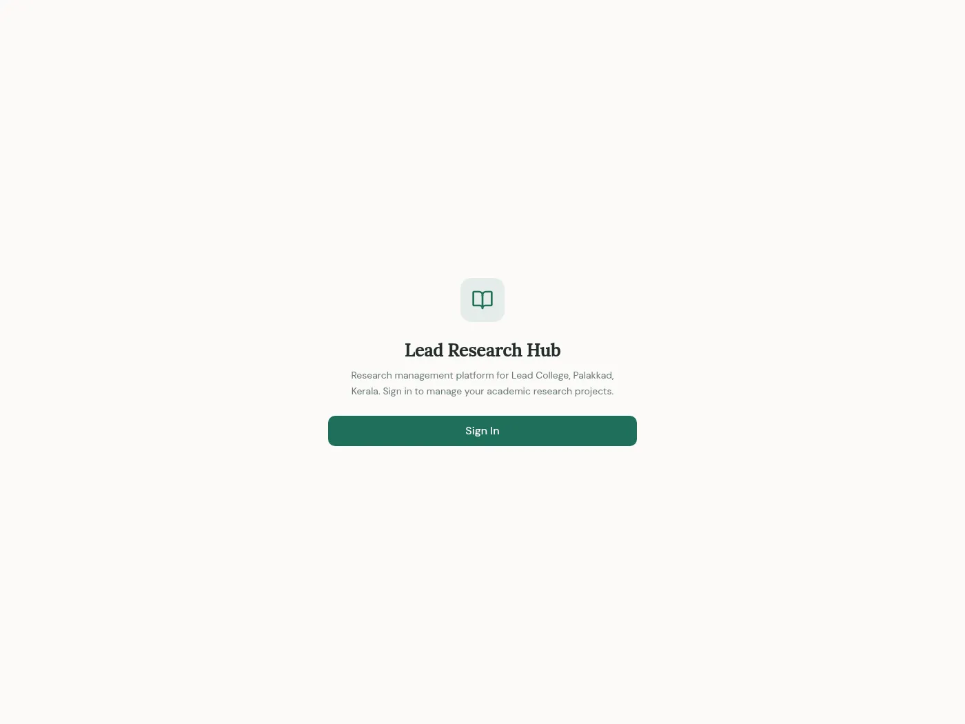 Lead Research Hub
