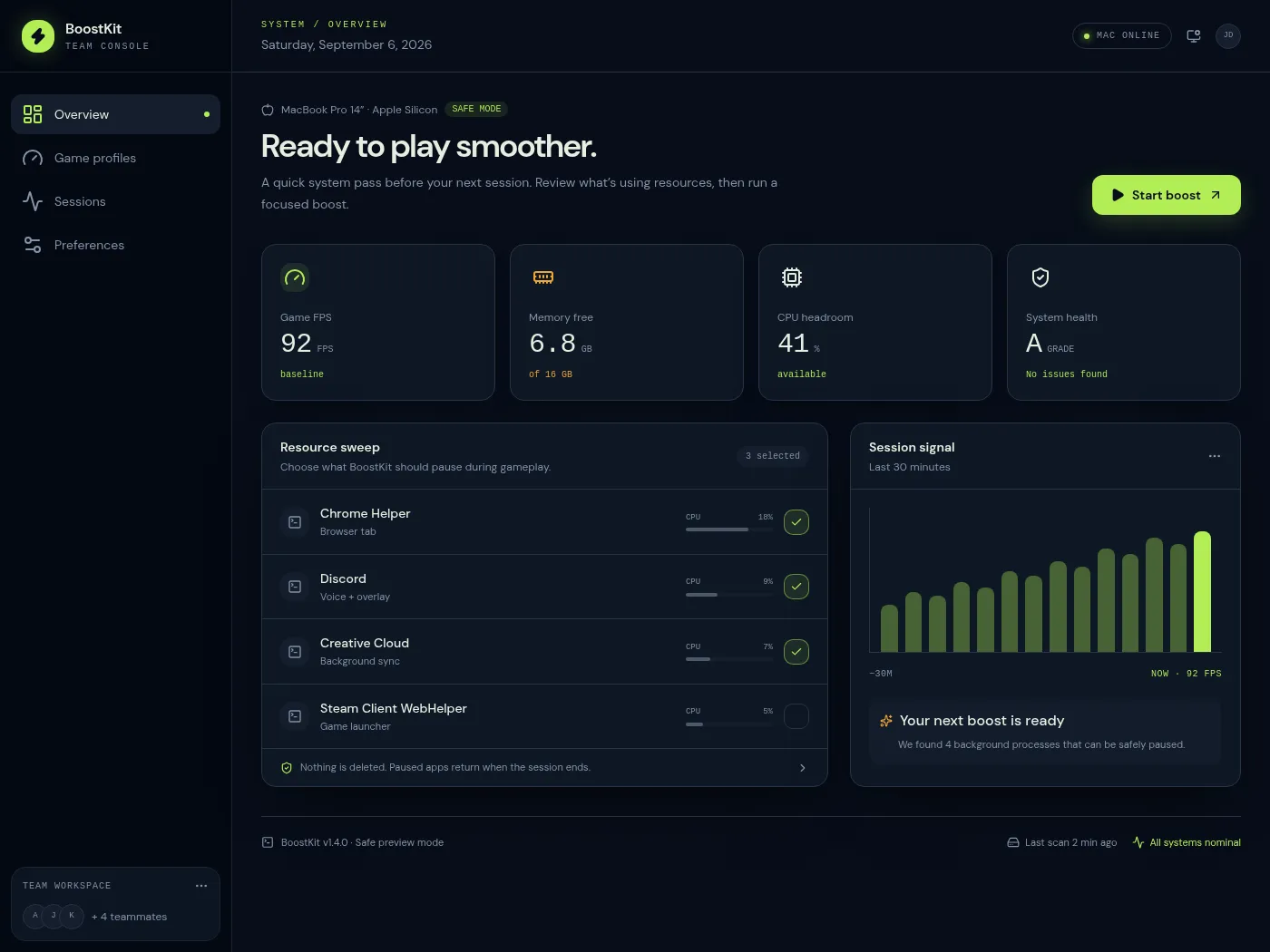 Mac FPS Booster