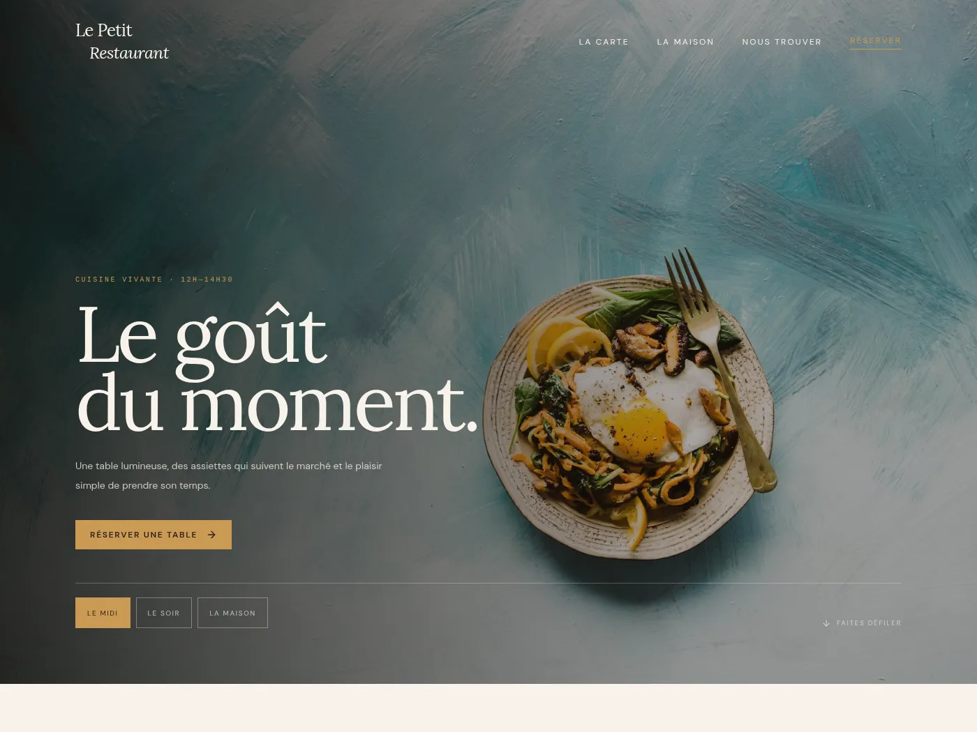 Le Petit Restaurant Site