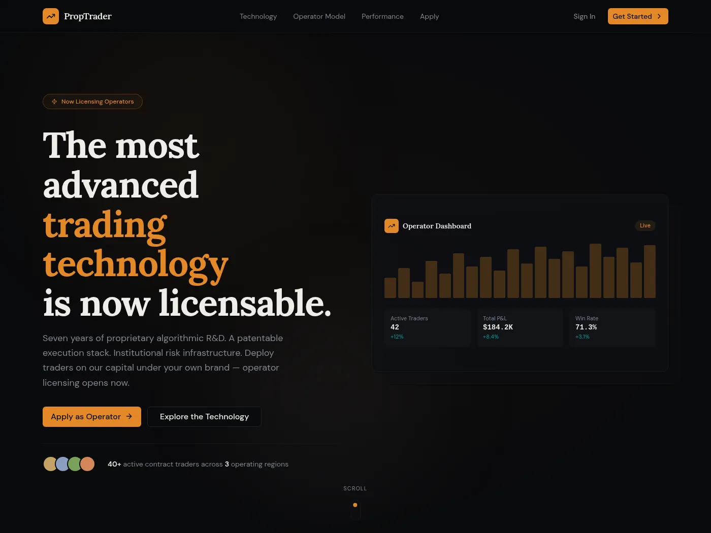 PropTrader Operator Platform