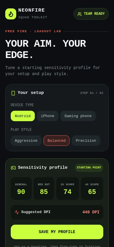 NeonFire Gamer Toolkit