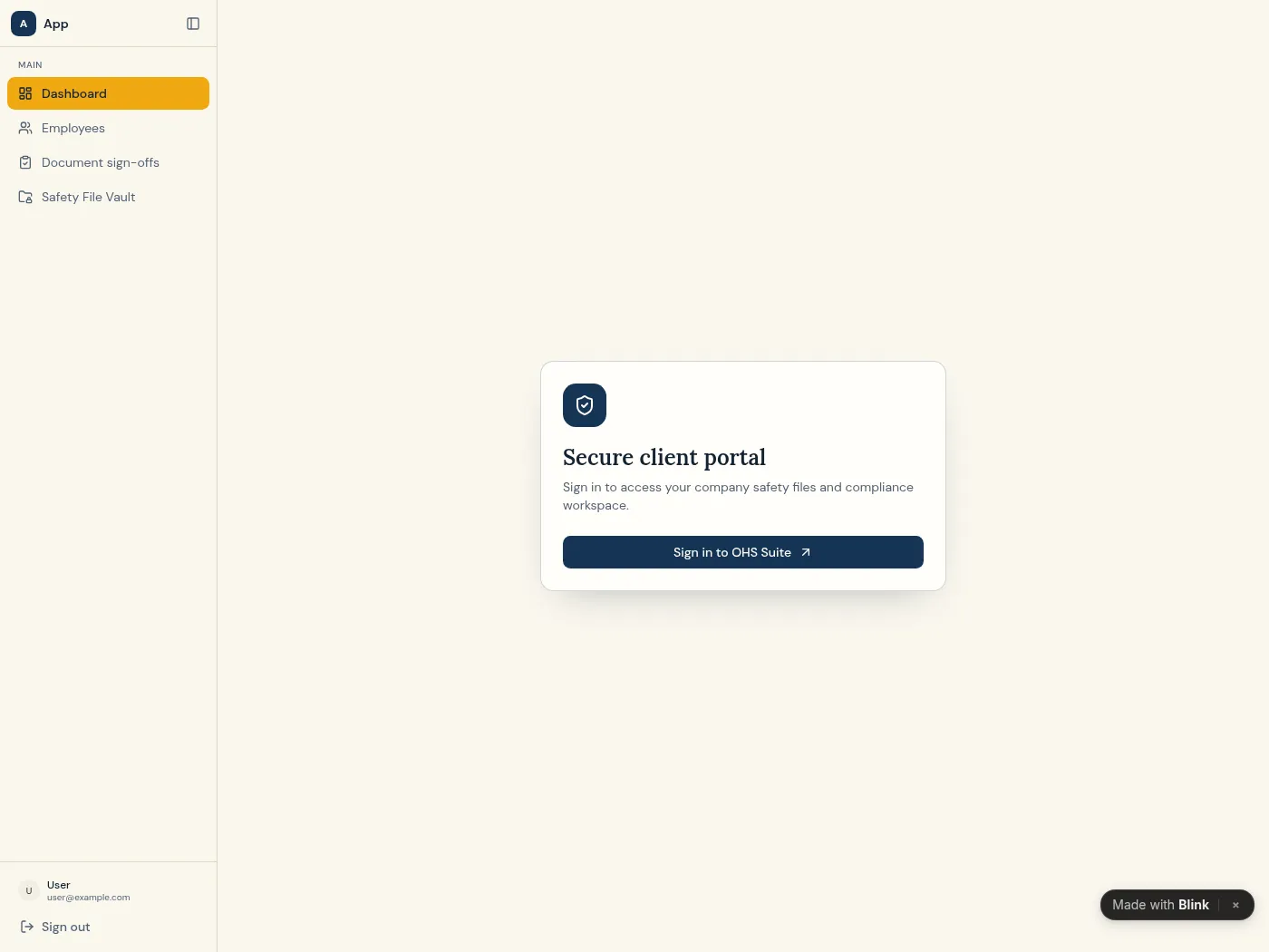 OHS Client Desktop Suite