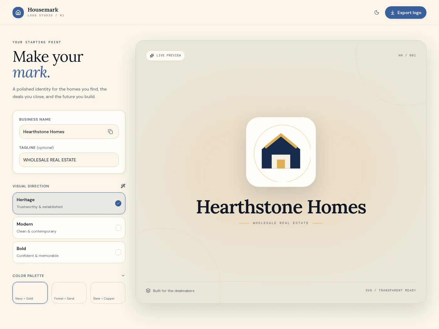 Wholesaler Logo Maker