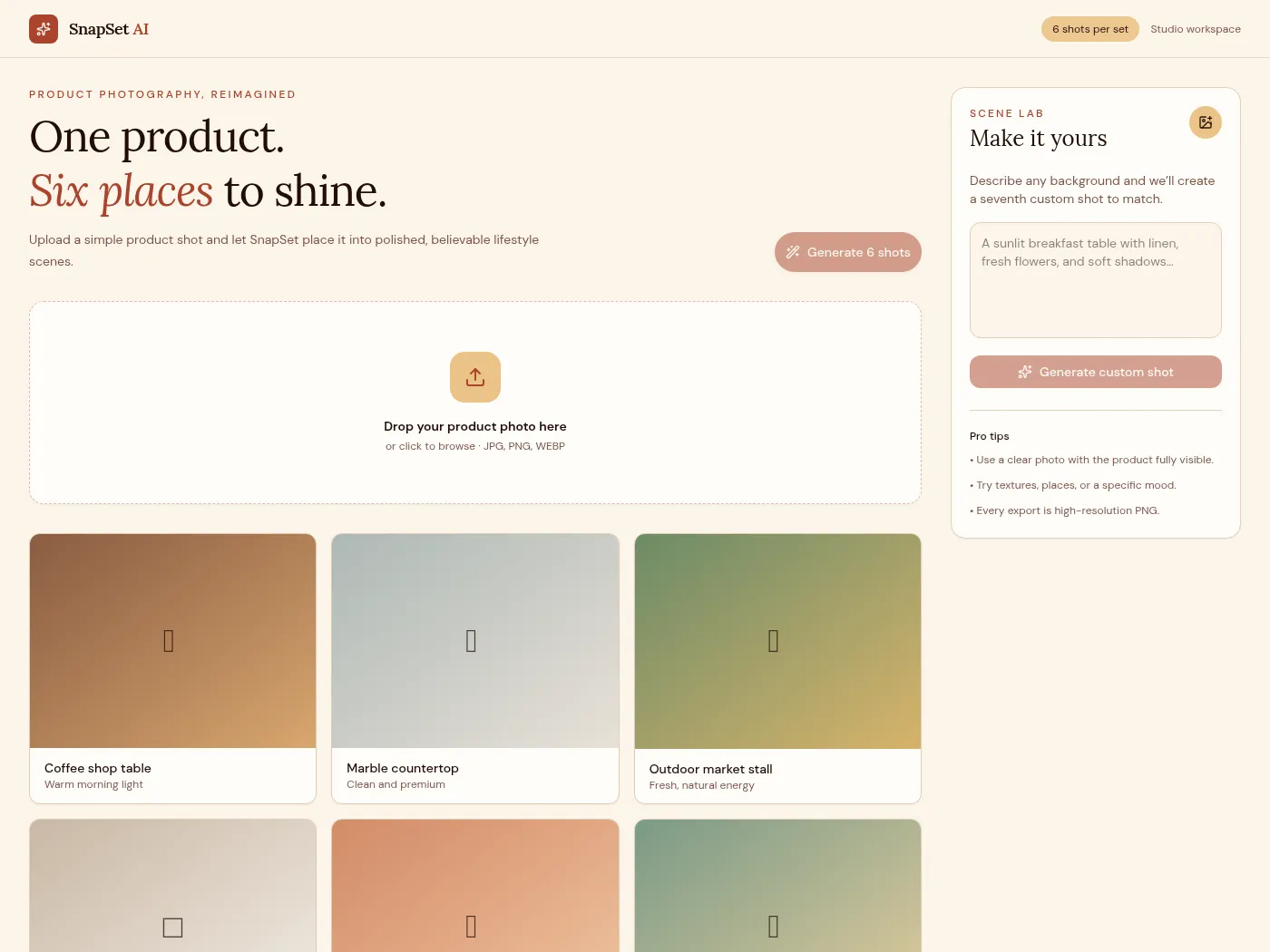 SnapSet AI Studio