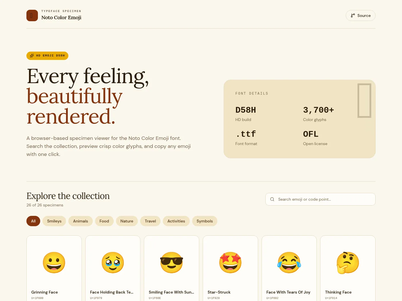 HD Noto Emoji Viewer