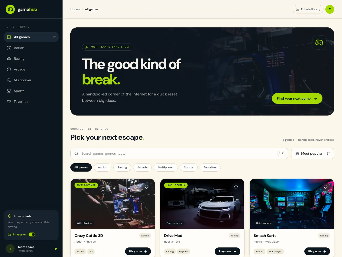GameHub Unblocked