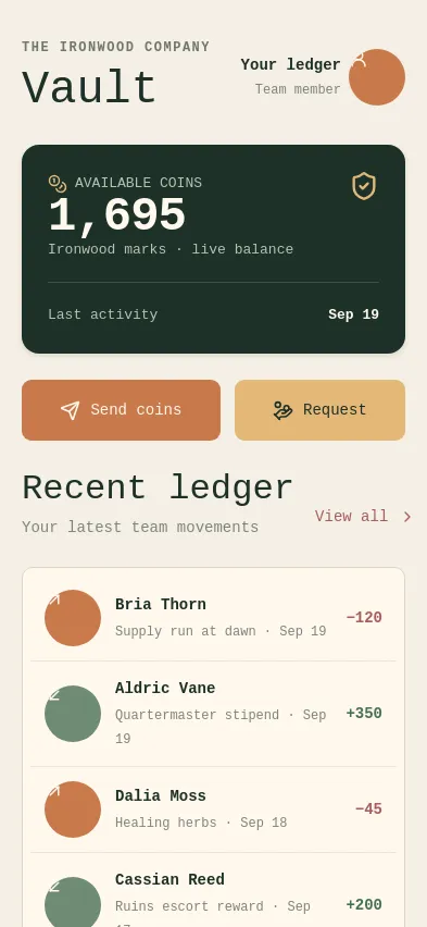 LARP Vault Wallet
